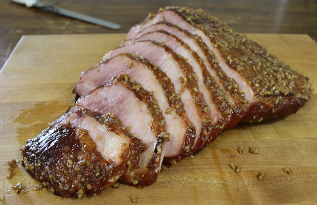 Smoked Ham with Bourbon Praline Glaze